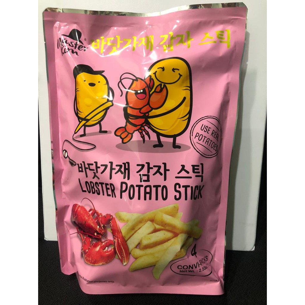 [Halal] Master Kim Potato Stick Use Real Potatoes | Shopee Malaysia
