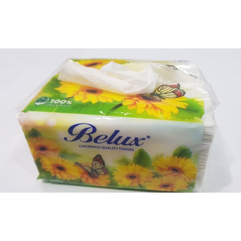 [125s x 10Pack] Belux 2 Ply Pop Up Tissue 2 ply tissue small pack ...