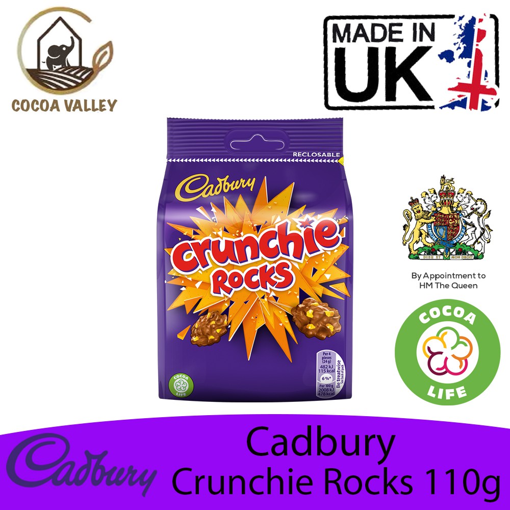 Cadbury Crunchie Rocks 110g (Made in UK) | Shopee Malaysia