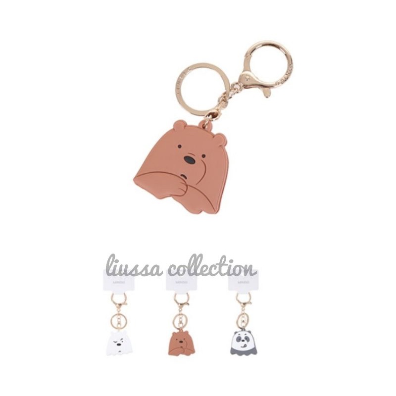 GANTUNGAN Miniso Keychain - We Bare Bears Pendant | Shopee Malaysia