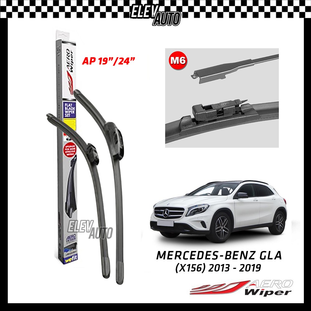 Mercedes-Benz GLA (X156) 2013-2019 AERO Premium Frameless Flat Blade ...
