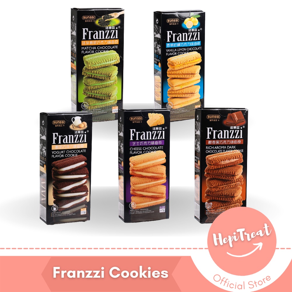Franzzi Chocolate Cookies All Flavors 法丽兹 曲奇饼干 70g by Hepi Treat ...