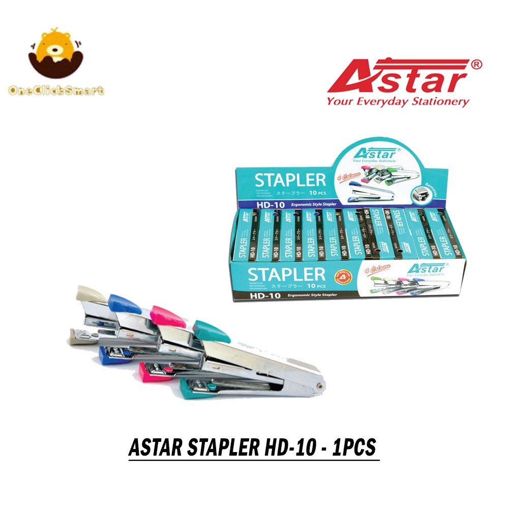 Astar Stapler HD-10 / No.10 HD 10 Use No.10-1M Staples | Shopee Malaysia