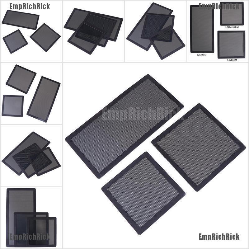 EmpRichRick 12/14/12x24CM PC Case Cooling Fan Magnetic Dust Filter Mesh ...