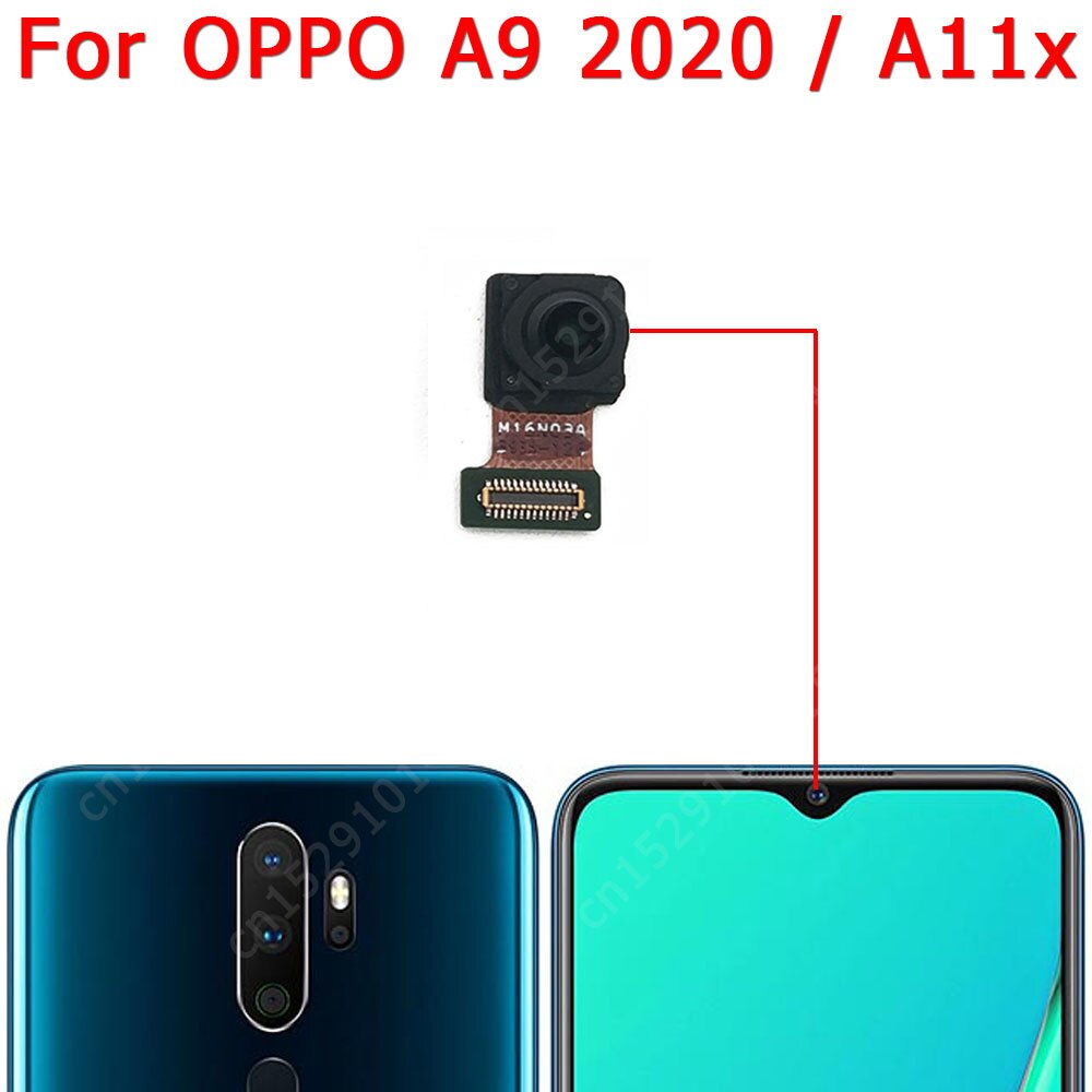 Original OPPO A11x A9 2020 Front Rear Back Camera Main Backside Frontal ...