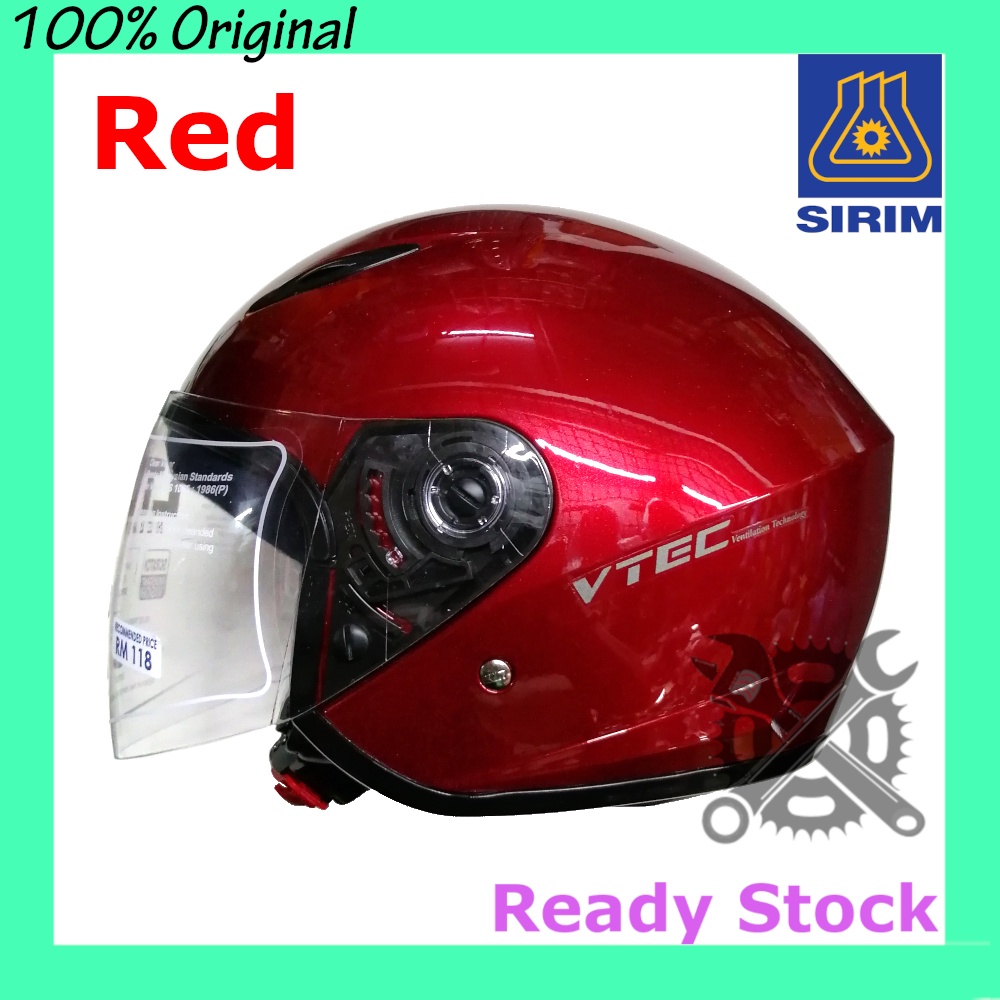 Adult Helmet SGV LTD Vtec Mono with Clear Visor SIRIM / Topi Keledar ...