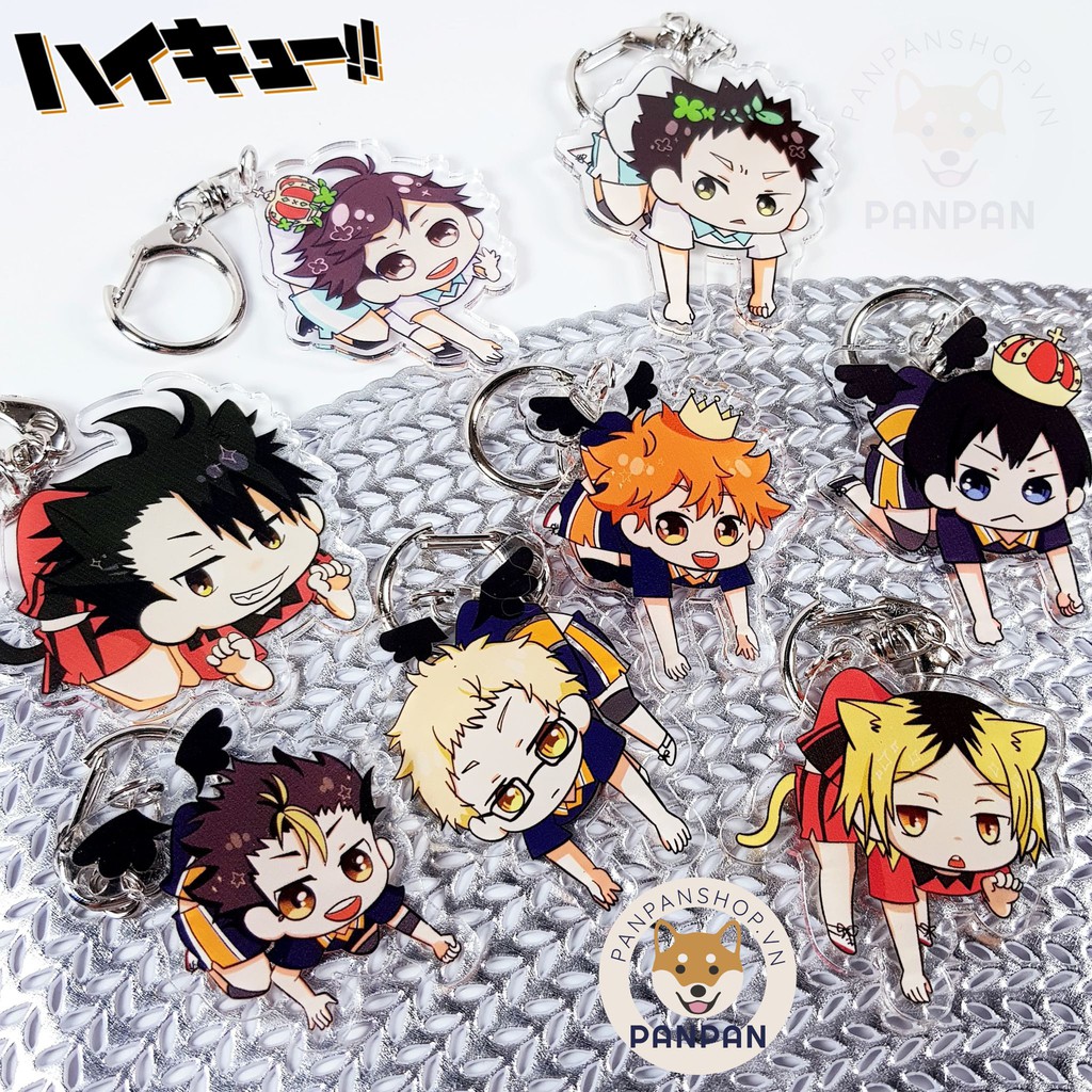 Anime Anime Mica Sakura Keychains Hang 8 Characters (5m) - Haikyu ...
