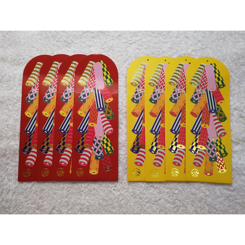 2021 AIA Red Packet (1 pack-8 pcs) [AngPao / AngPow / AngBao] | Shopee ...