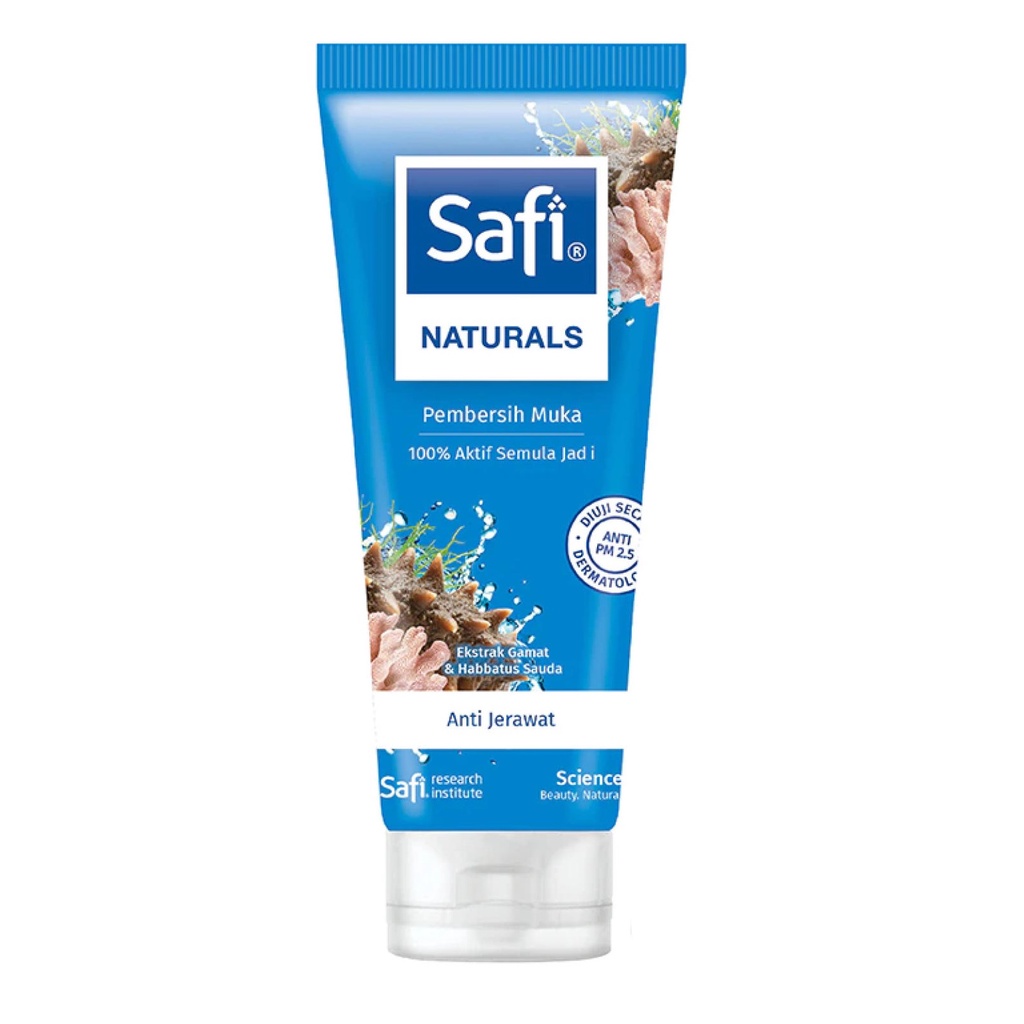 Safi Naturals Facial Cleanser Anti Acne Sari Gamat & Habbatus Sauda ...