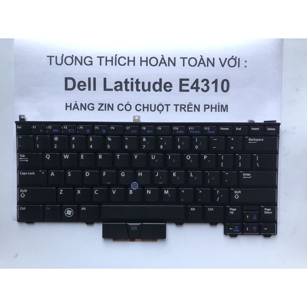 Dell Latitude E4310 Laptop Keyboard Genuine Product with Mouse on Keys ...