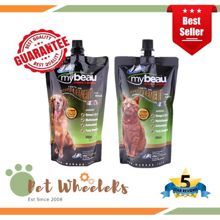 MY BEAU Vitamin & Mineral Oil Supplement For Cats and Dogs (300ml) | Shopee Malaysia