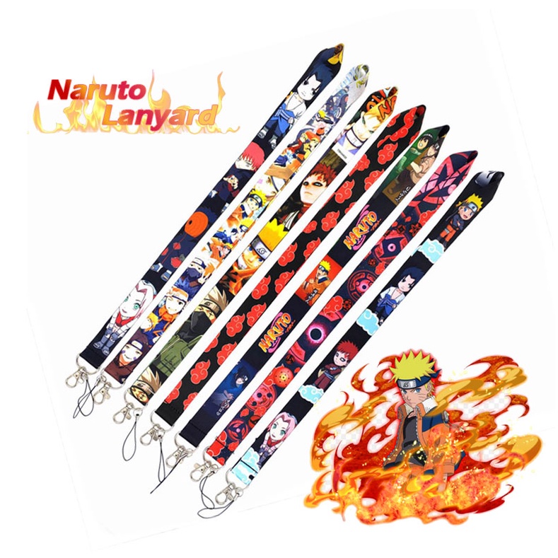 Hot Anime Naruto Neck Lanyard Mobile Phone Charms Keychain Cool Design ...