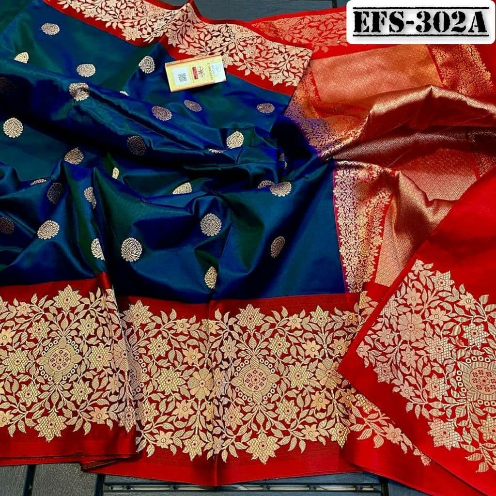 Pelancaran Baru Banarasi Katan Silk Saree Cantik/New Launching ...