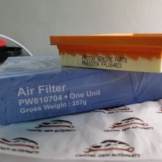 PW810704 PROTON AIR FILTER SAGA BLM , PERSONA , IRIZ , PREVE NO TURBO ...