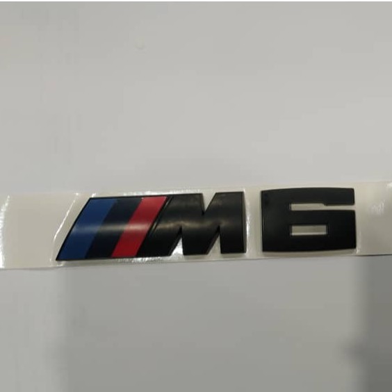 [READY STOCK !!!] BMW M6 Emblem Logo Matt Black | Shopee Malaysia