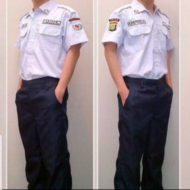 Pdh SECURITY Clothes + Embroidery ATRIBUT (1 STEL) | Shopee Malaysia