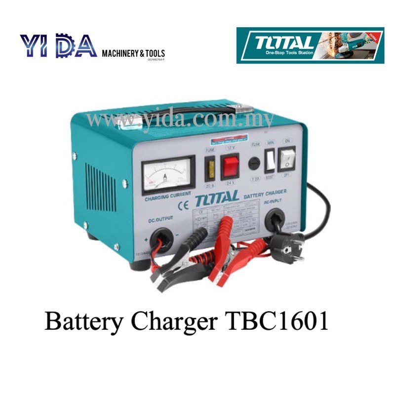 TOTAL Battery Charger TBC1601 | Shopee Malaysia