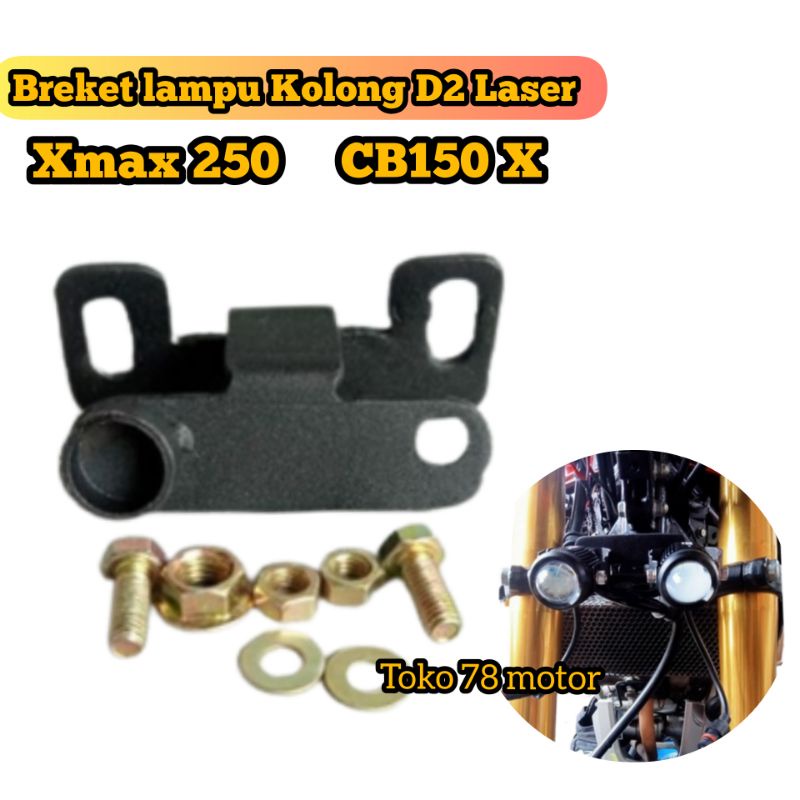 D2 Laser Light Bracket Under Xmax 250 and Honda Cb150X Spotlight ...