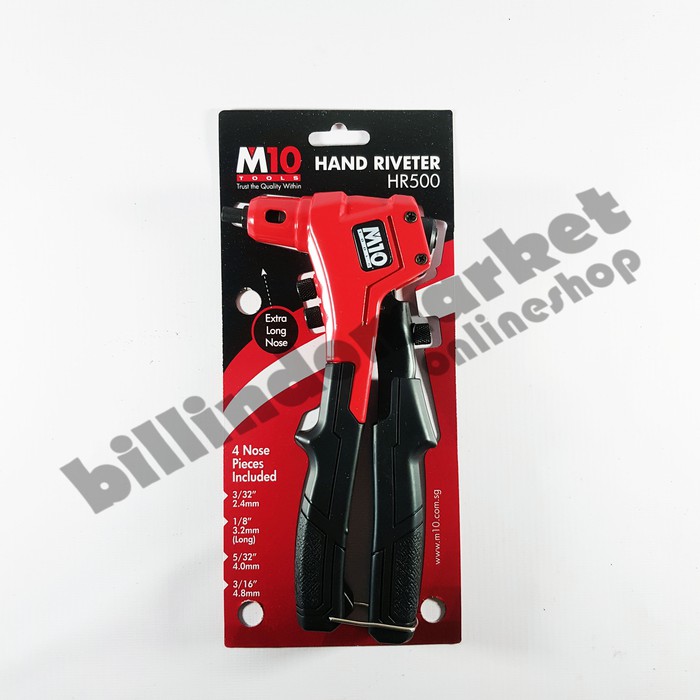 M10 Heavy Duty Hand Riveter HR 500 Extra Long Nose SINGAPORE | Shopee ...