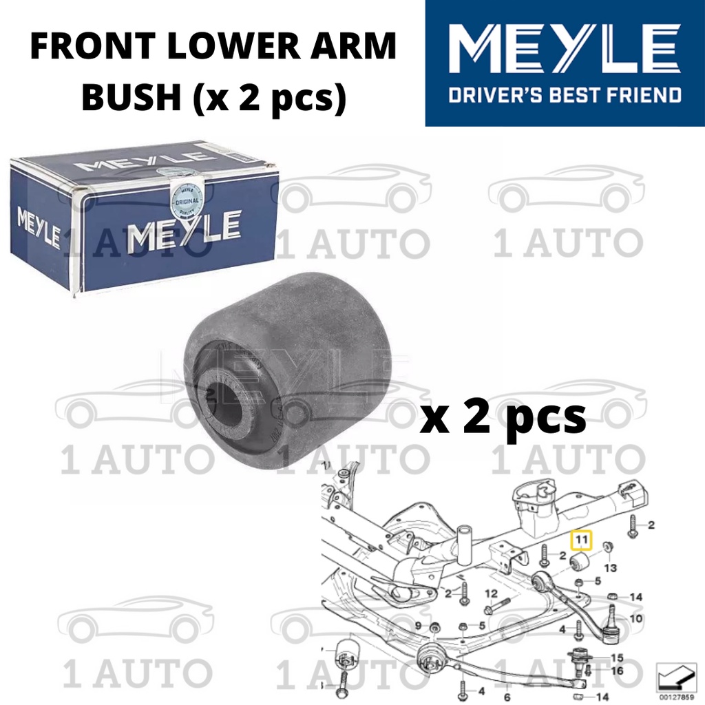 MEYLE GERMANY FRONT LOWER ARM BUSH BMW F20 F30 F32 F34 F36 E34 E39 E60 ...
