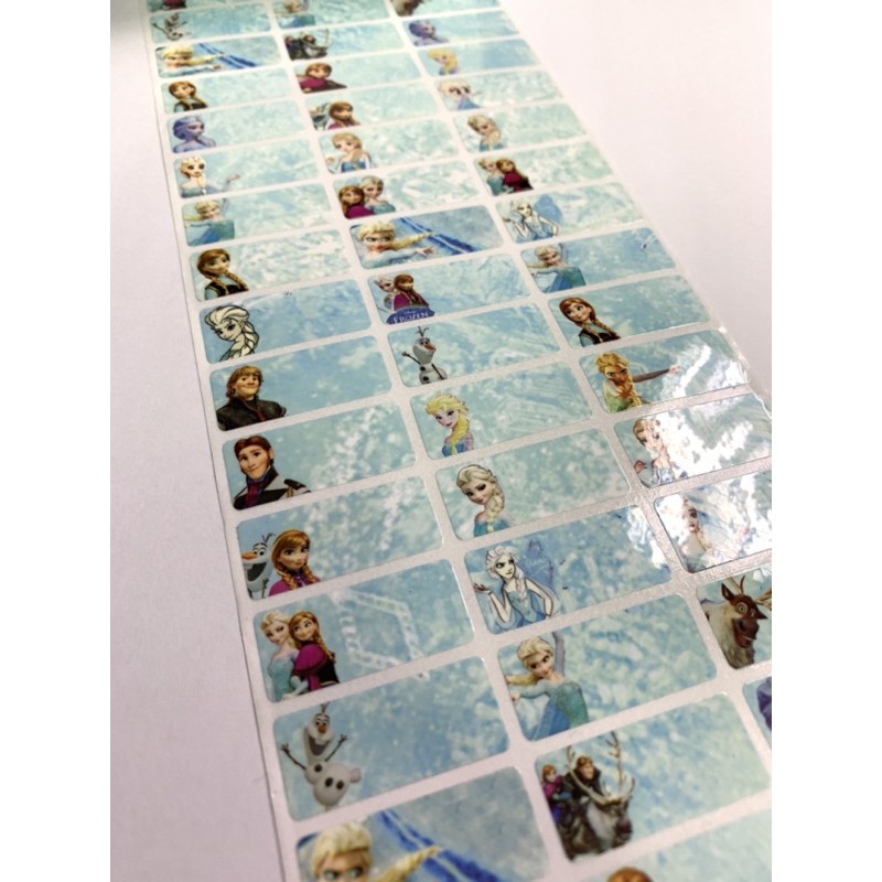 Name Sticker Cartoon Kids Name Label sticker kindergarden School ...