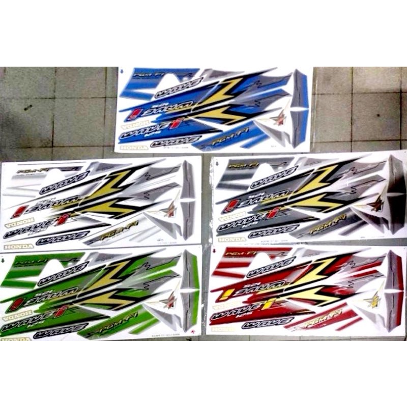 Honda Wave 125S /Wave 125i (2)Body Sticker~Design Thailand | Shopee ...