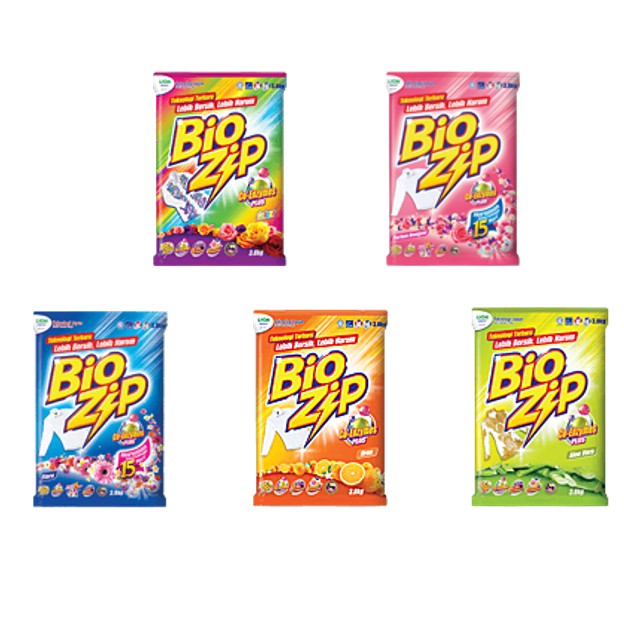 Bio zip Detergent Powder 2.3KG | Shopee Malaysia