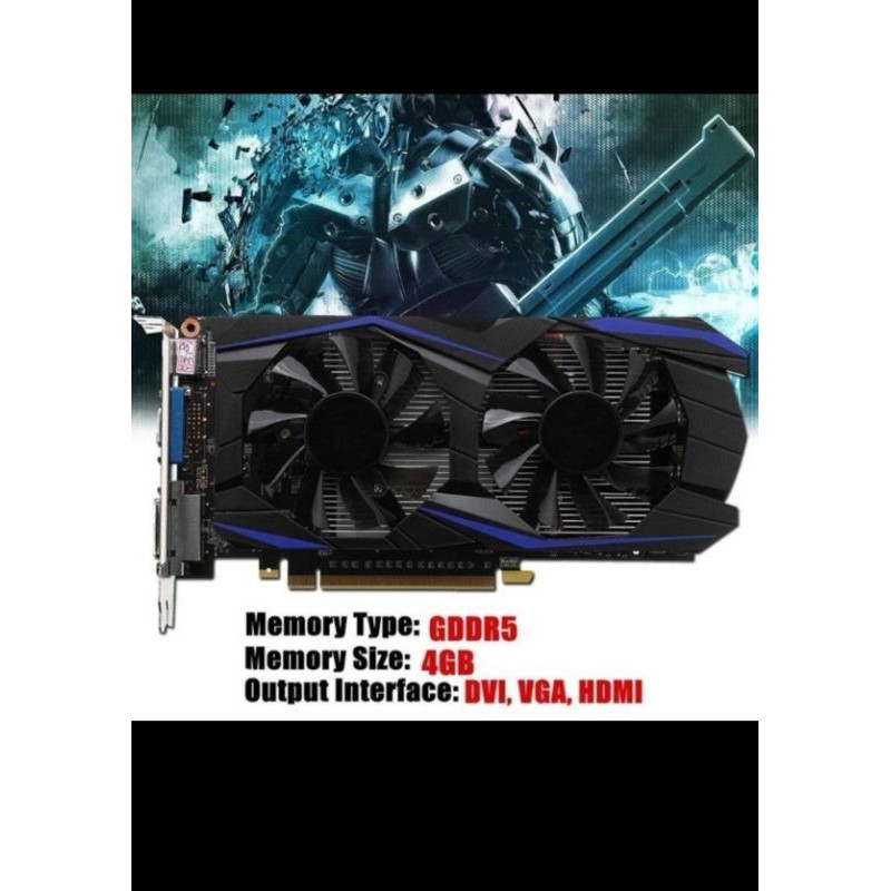 New Upgrade GTX 1050Ti 4GB Graphics Card 128bit Independent DDR5 Game ...