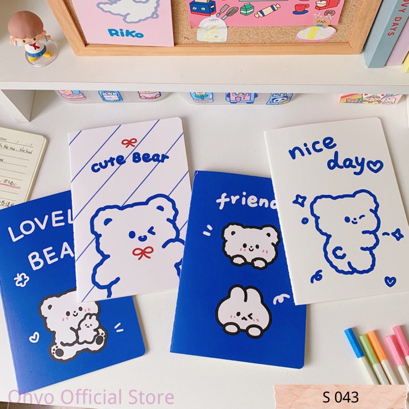 【Ready Stock 🇲🇾】Korean INS Style Cute Student Notebook Handbook Memo ...