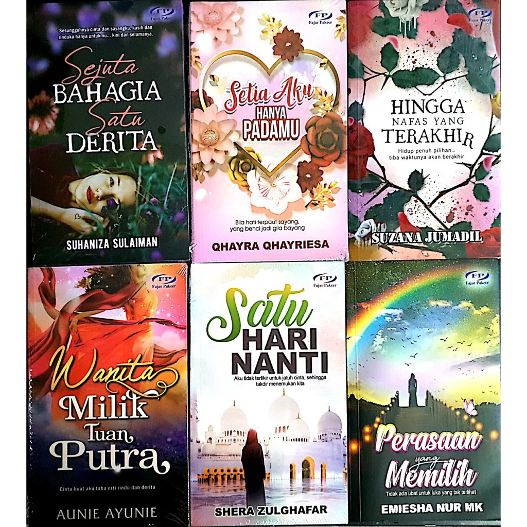 NOVEL BAHASA MELAYU - FAJAR PAKEER | Shopee Malaysia