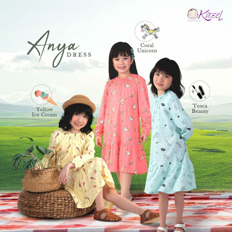 Kazel x Zebe Anya Dress Pattern (Long Sleeve) | Shopee Malaysia Kazel x Zebe Anya Dress Pattern (Long Sleeve) | Shopee Malaysia