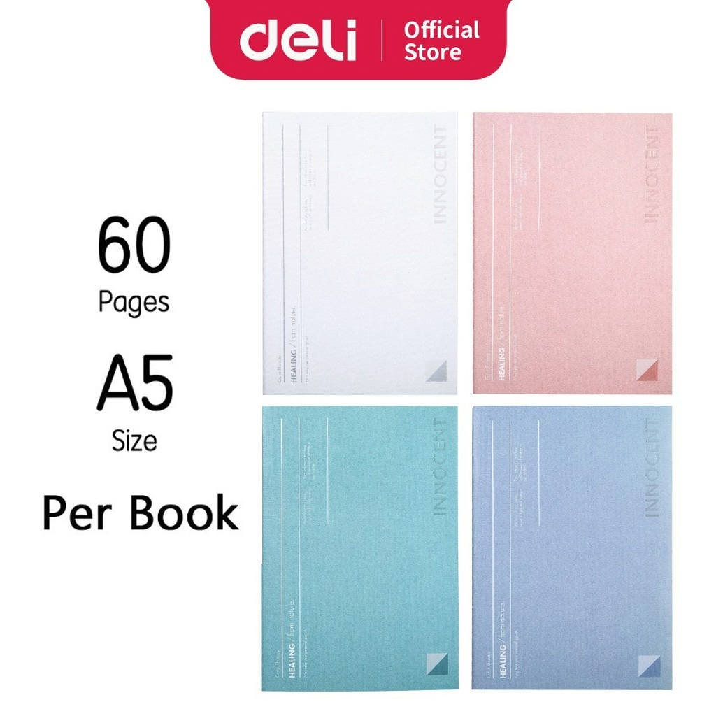 Deli Notebook FA560 Soft Cover Notebook Size A5 Innocent Series 60 ...