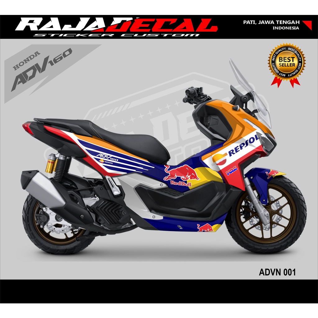 Honda ADV 160 2022 Modification-ADV 160 Decal Sticker Designed with ...