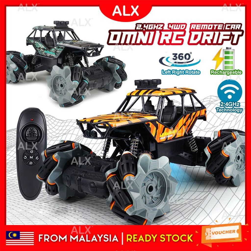 ALX CLEAR STOCK OMNI 360 Drift 4WD RC Car Remote Control Truck Legend ...