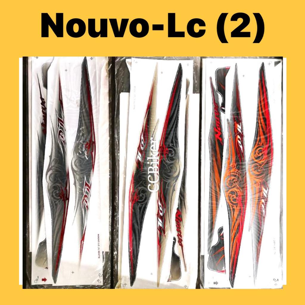 YAMAHA AT135 NOUVOLC NOUVO LC NOUVO-LC STICKER (2) BODY COVER SET ...