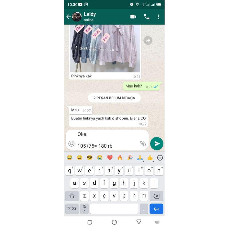 Orderan Sis Leidy | Shopee Malaysia