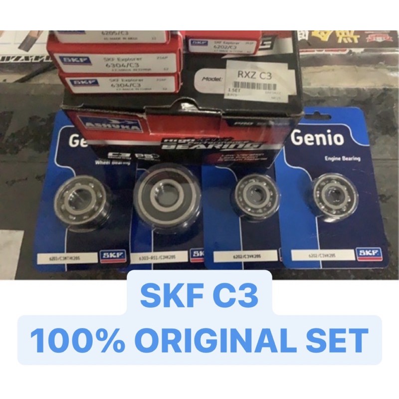 Ashuka SKF C3 Engine Bearing EX5 LC 4s 5s Y16 RG Y15 Y125Z RXZ ZX150 ...
