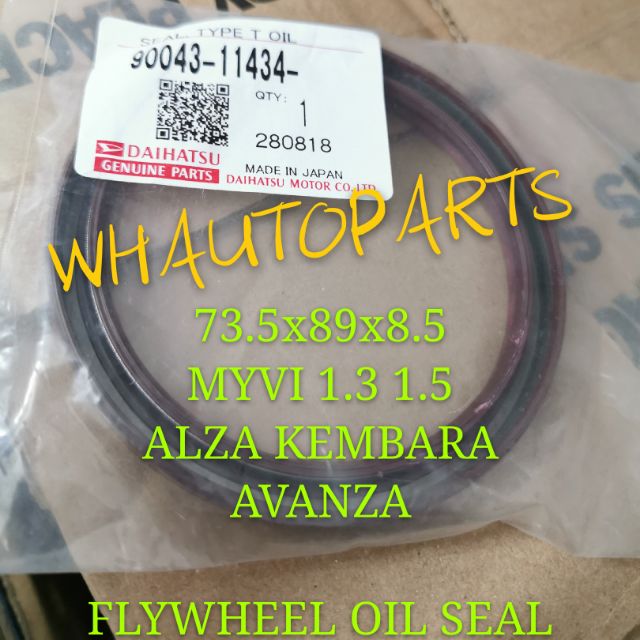 ORIGINAL DAIHATSU JAPAN FLYWHEEL OIL SEAL PERODUA MYVI , AVANZA ...