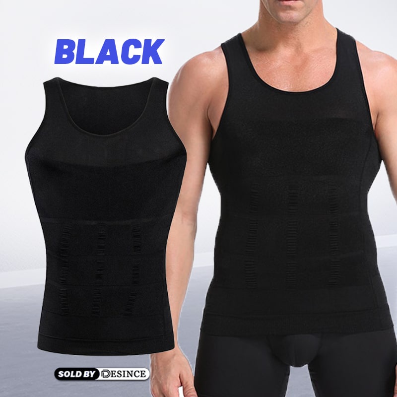 🇲🇾 DESINCE Men Slimming Singlet Man Singlet Body Shaper Slim Shapewear ...