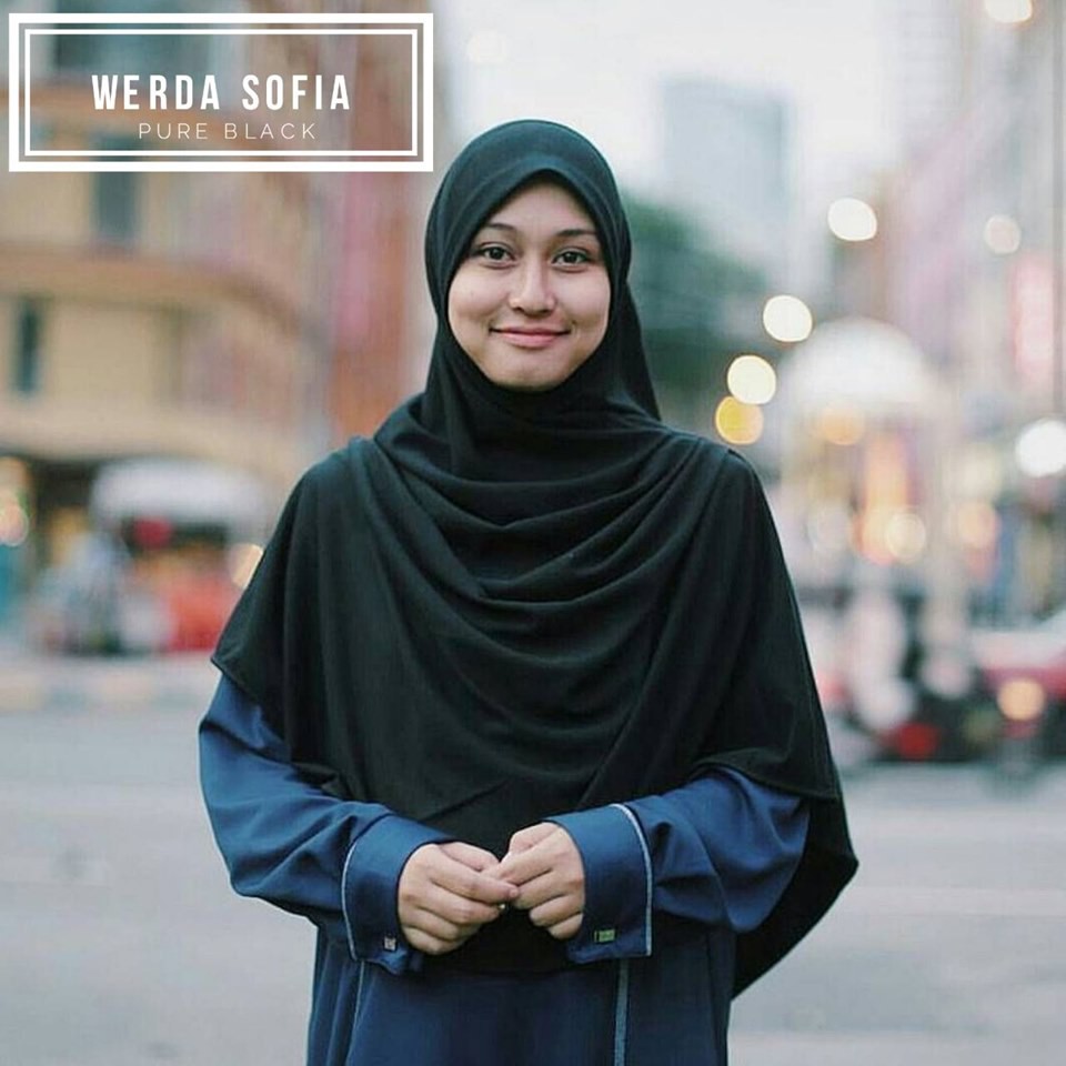 WERDA SOFIA EXCLUSIVE PURE BLACK (CODE PB) | Shopee Malaysia