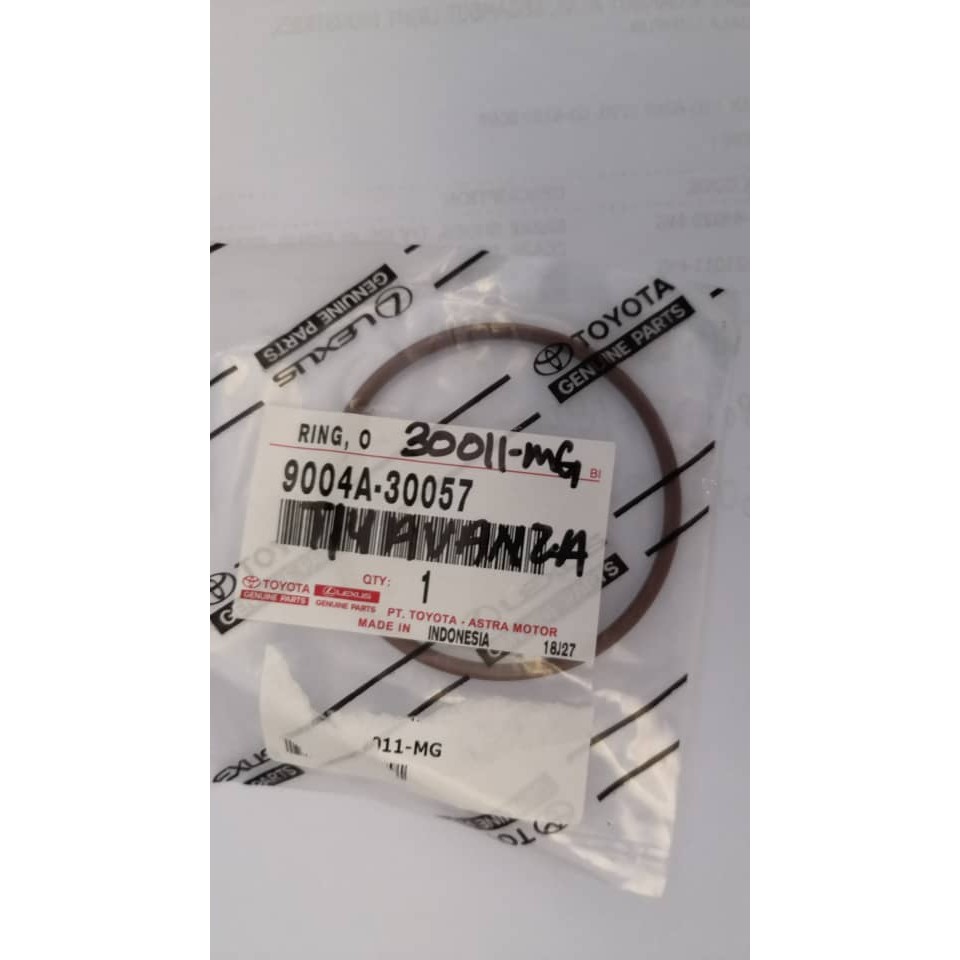 TOYOTA GENUINE OIL PUMP O RING AVANZA KANCIL KENARI MYVI 9004A-30057 ...