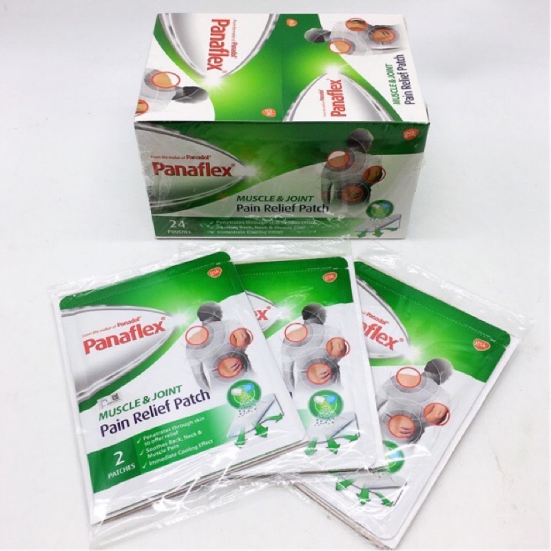 PANAFLEX Muscle & Joint pain relief Patch ( 1 pouches X 2 patches ...