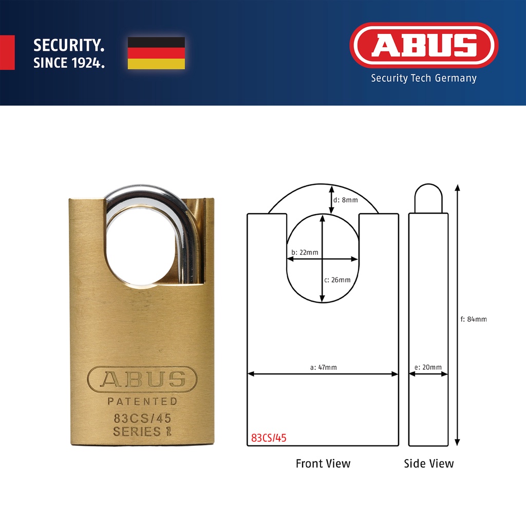 Abus 83CS/45, 83CS/50 #37 Solid Brass & 90RK/50 #37 Titalium Closed ...