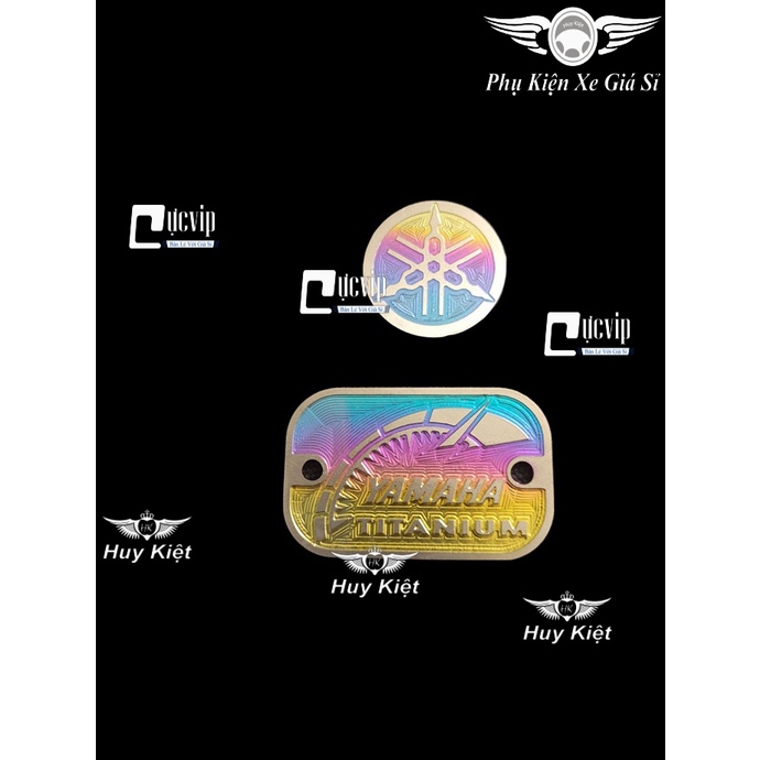 Combo Oil Cap and Yamaha Titanium Electrolytic Logo Sticker for Yamaha ...