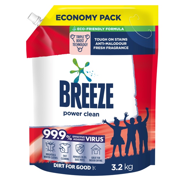 Breeze Detergent Liquid Big Refill 3.2KG | Shopee Malaysia