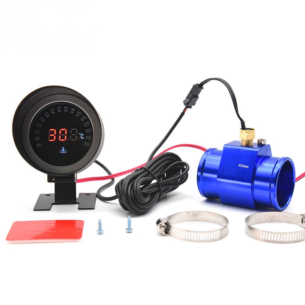 NEW LCD water temp gauge + water temperature sensor 10MM car Display ...