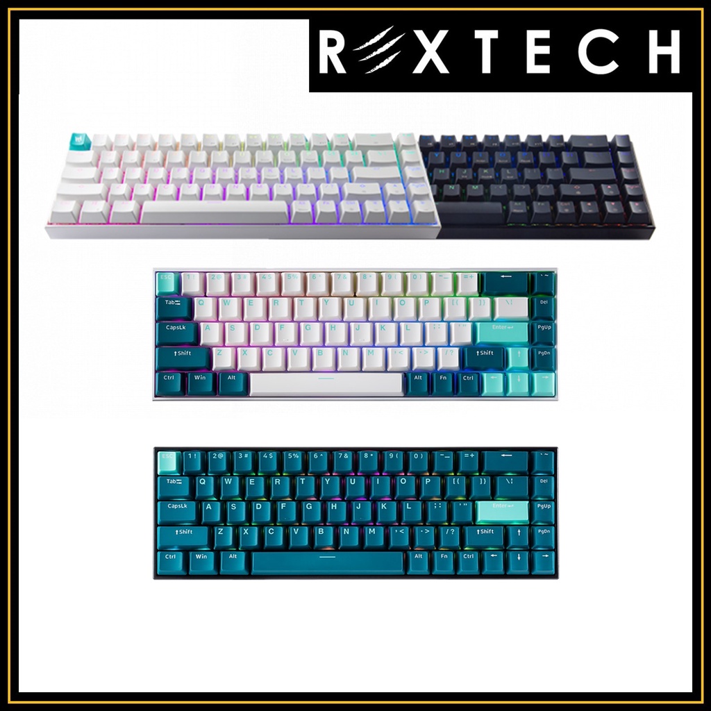 REXTECH TECWARE Gaming Keyboard B68 / B68+ Series RGB Wireless ...