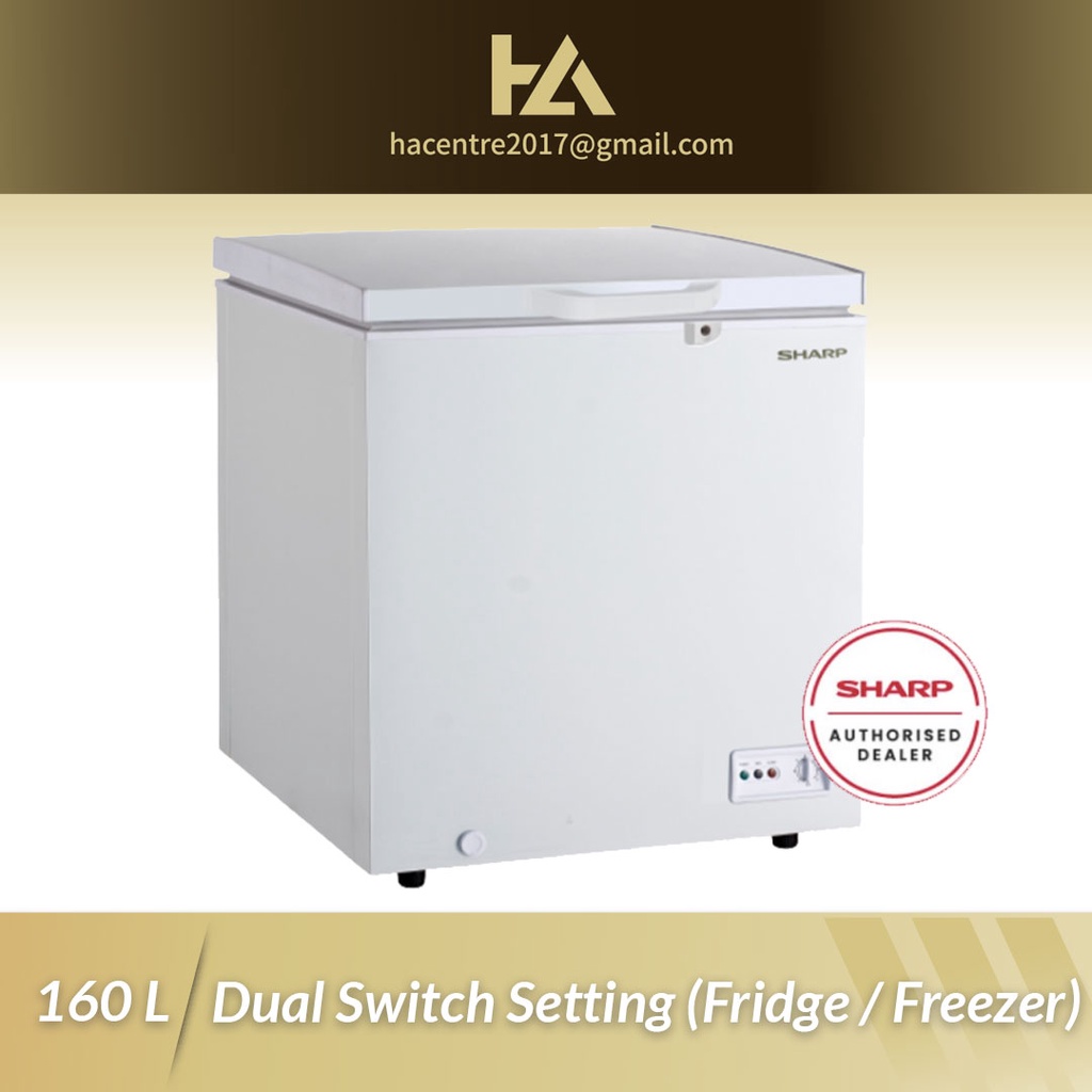 Sharp 160L Chest Freezer SJC168 / SJC-168 冷冻柜 Peti Beku | Shopee Malaysia