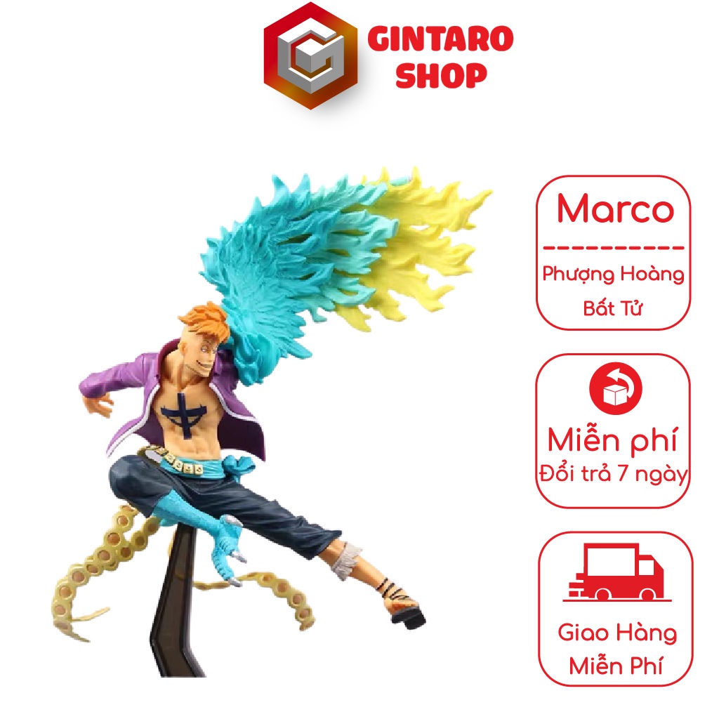 Cool One Piece Marco Fire Phoenix Model, Marco Captain No. 1 White ...