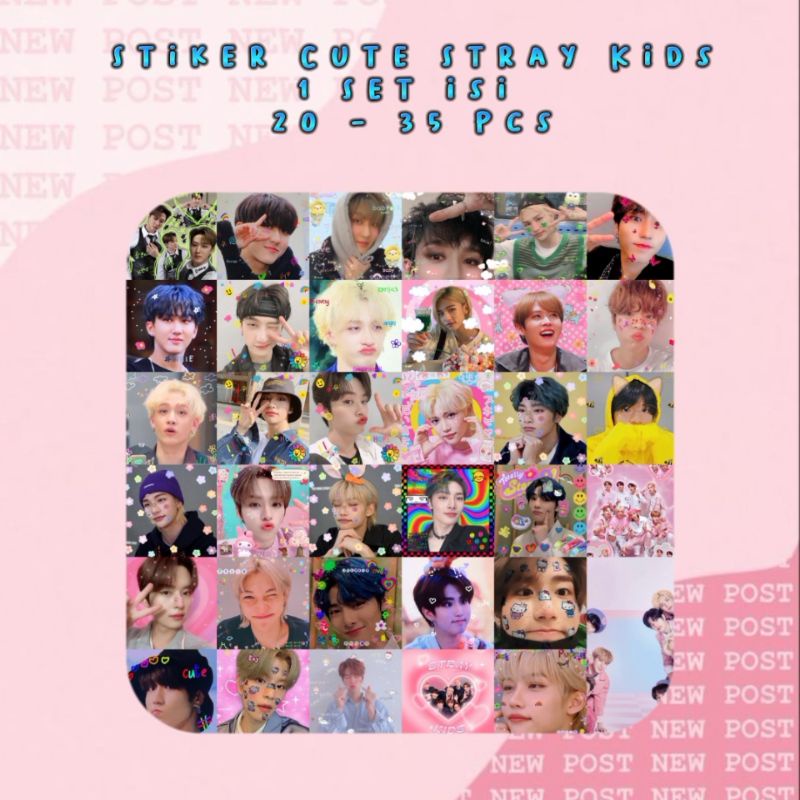 Stray Kids Cute Stickers [Contains 20 - 35 pcs] / Stray Kids Kiyowo ...